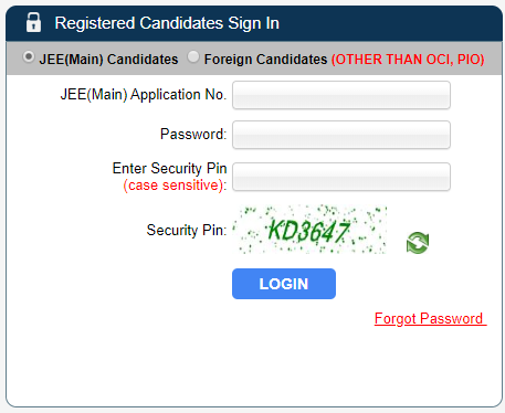 JEE Advanced Application Form 2020, Registration - Apply @ jeeadv.ac.in