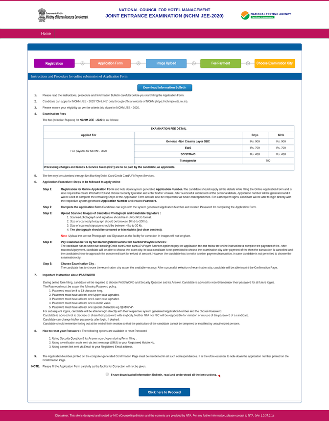 How to fill NCHMCT JEE Application Form 2022? - Check Step wise Process ...