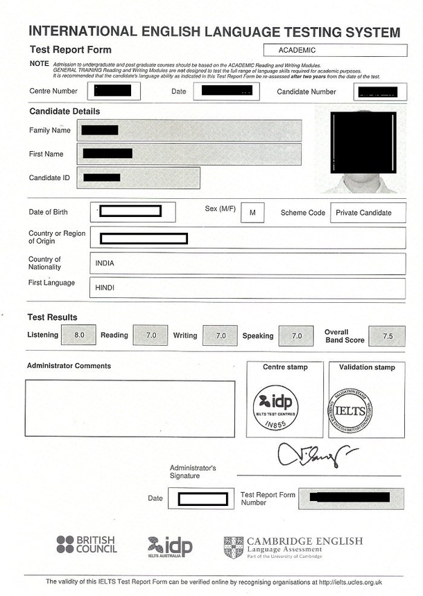 Identification Document Number In Ielts Result Free Documents Identification Document Number In Ielts Result Free Documents