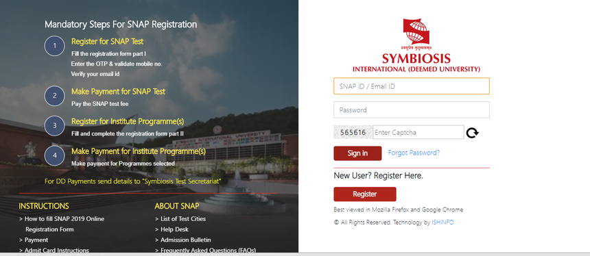 How to Fill SNAP 2019 Application Form - Step by Step Guide