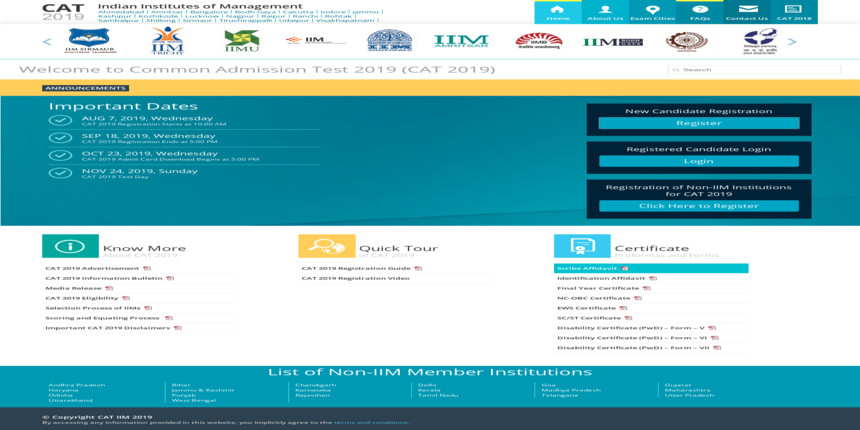 How to fill CAT 2019 Application Form - Step by Step Guide