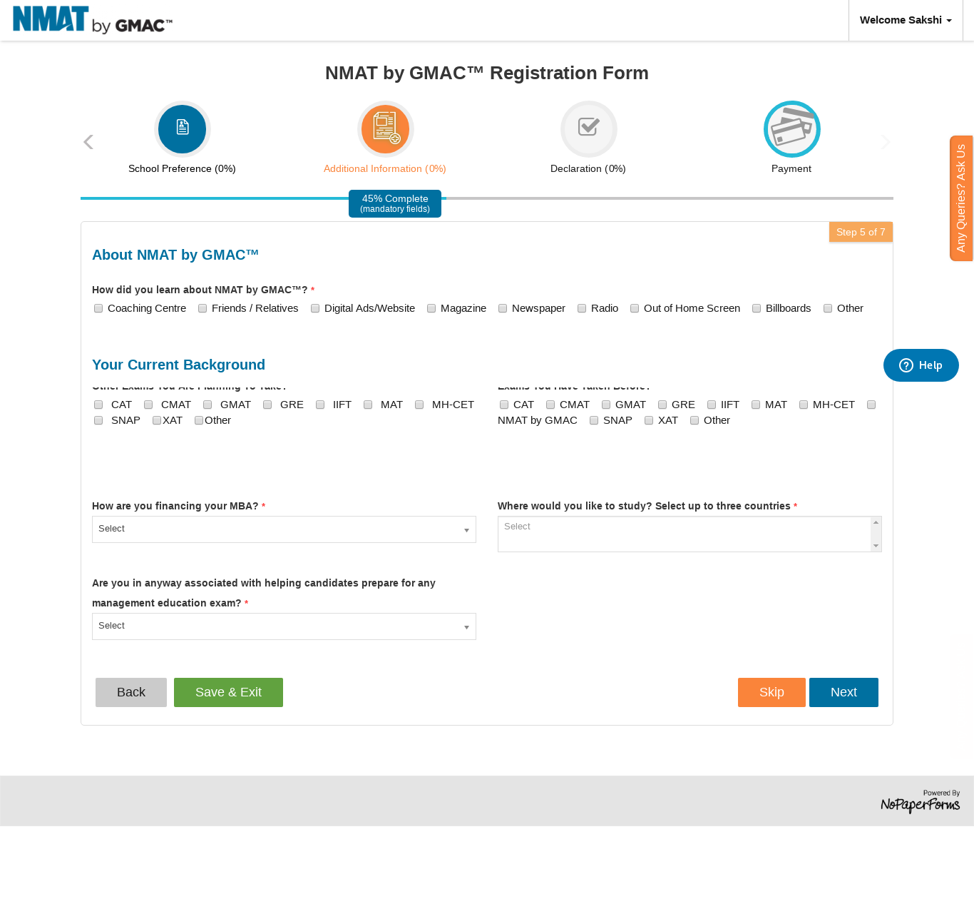 NMAT Mock Test 2019, NMAT Online Mock Test Papers - Check here