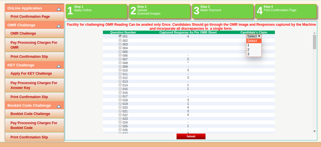 NEET OMR Sheet 2022 (Out) - Download Response Sheet, Challenge at neet.nta.nic.in