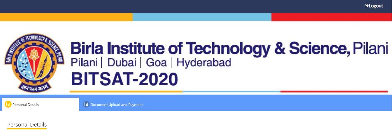 BITSAT Application Form 2020, Registration (Released) - Apply online ...