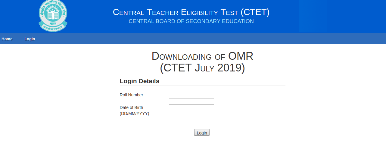 CTET Answer Key 2019 (Official) Released - Download Paper 1 & 2 OMR ...