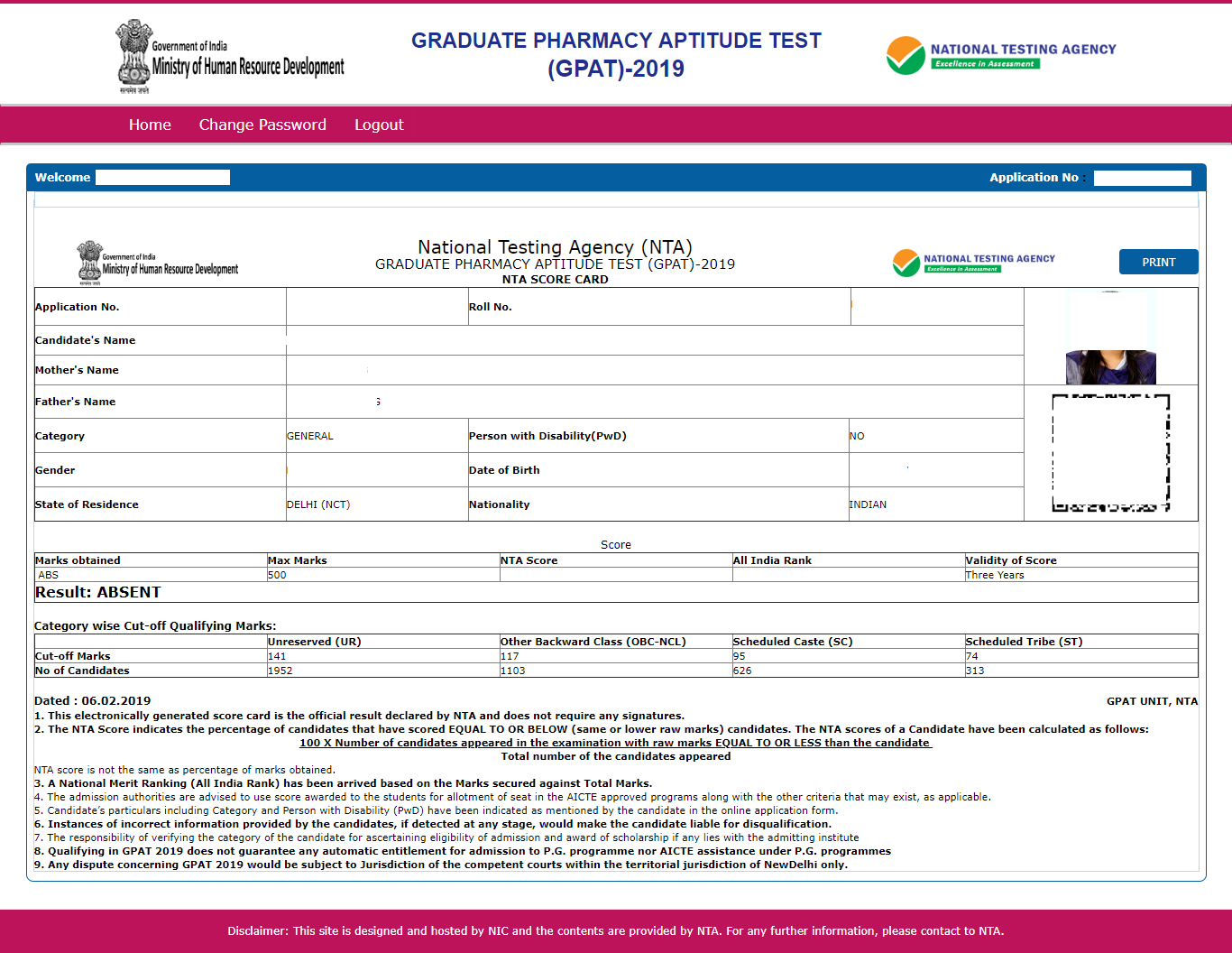 GPAT Result 2019 (Declared), Scores Card, Merit List - Check here