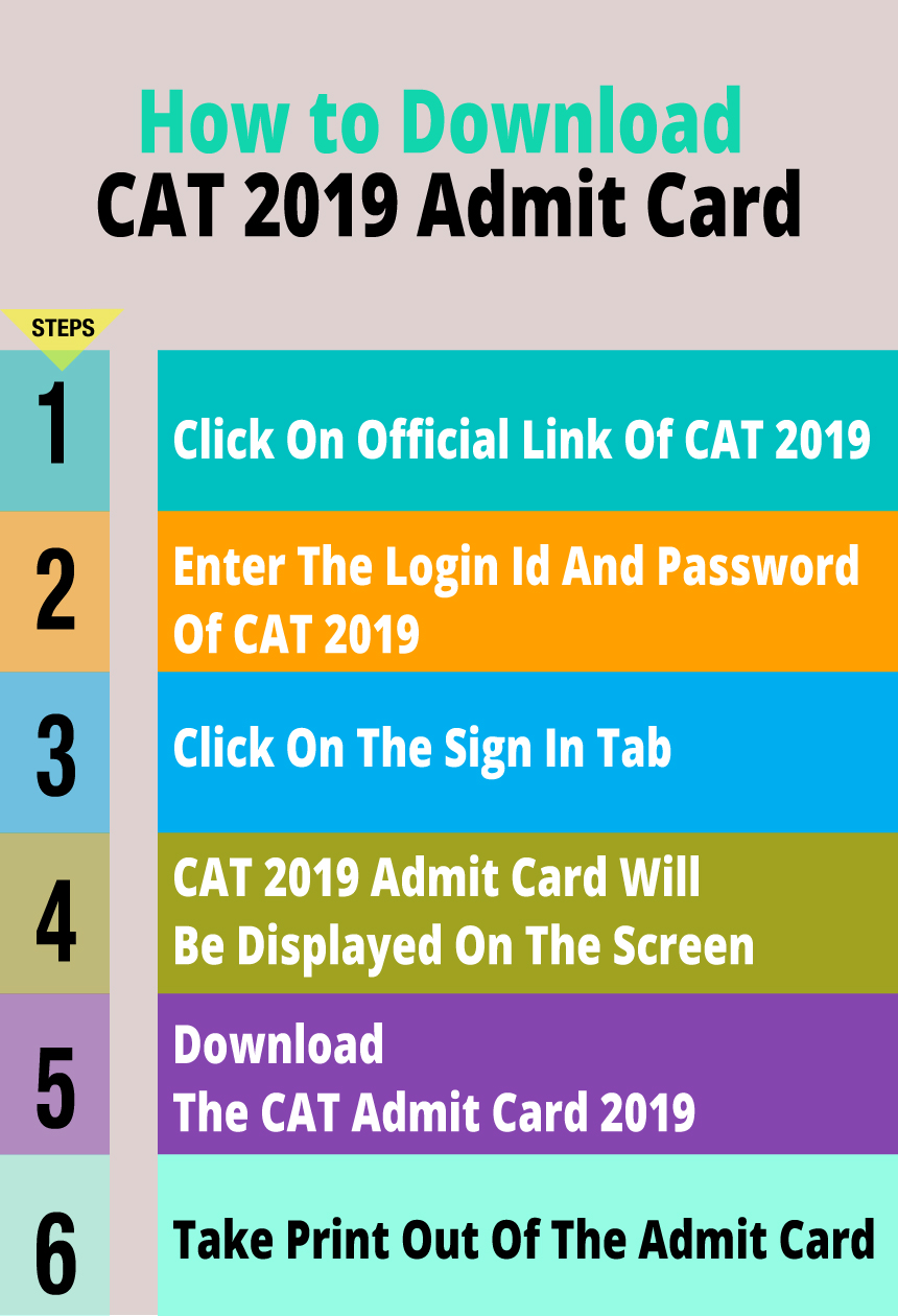CAT Admit Card 2019 (Released) - Download CAT Hall Ticket @iimcat.ac.in