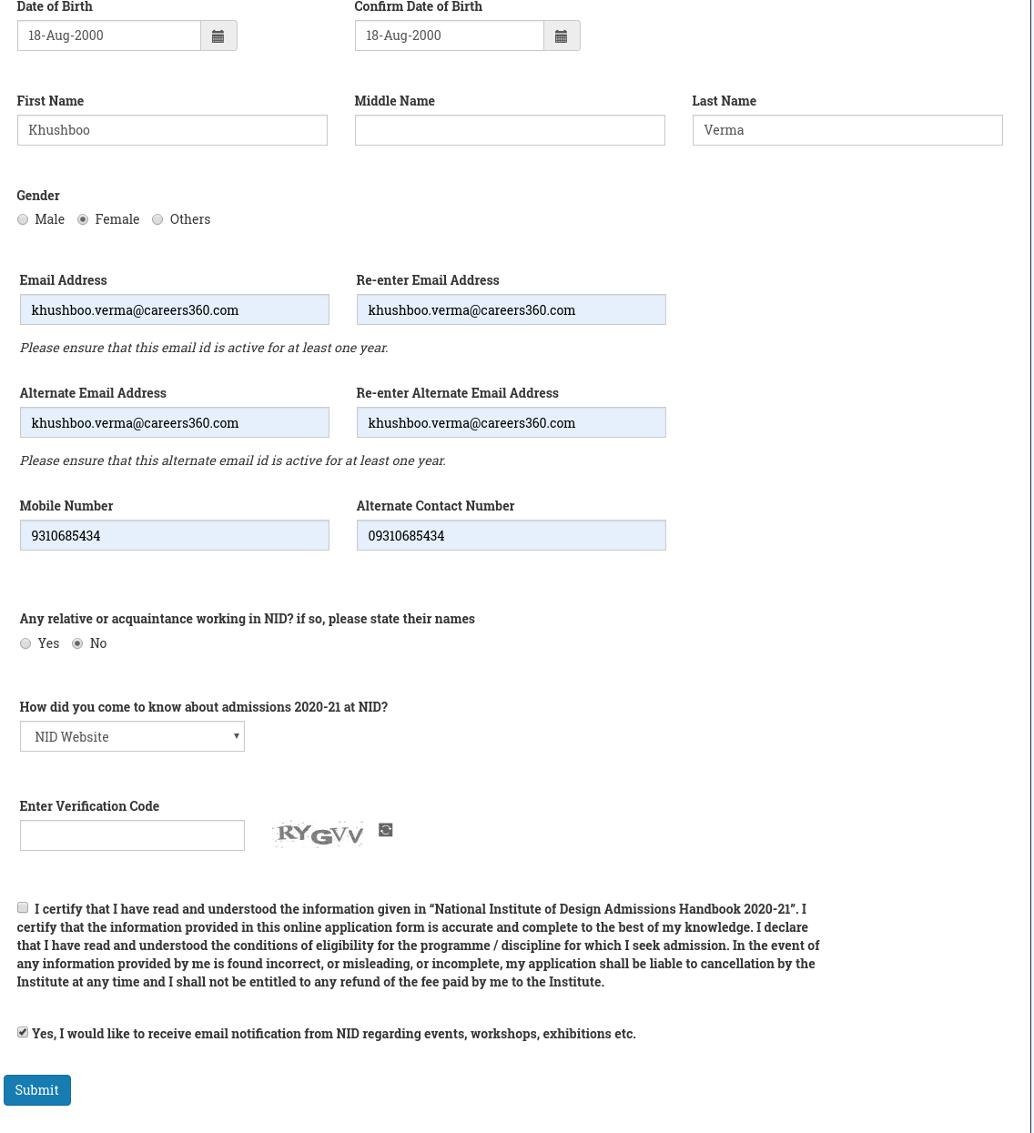 How to Fill NID DAT Application Form 2020? - Step by step guide