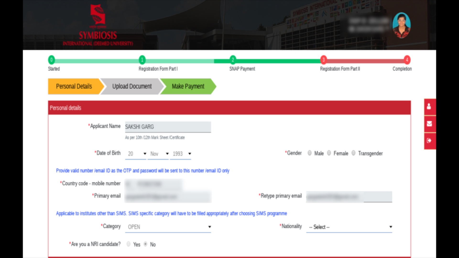 How to Fill SNAP 2019 Application Form - Step by Step Guide
