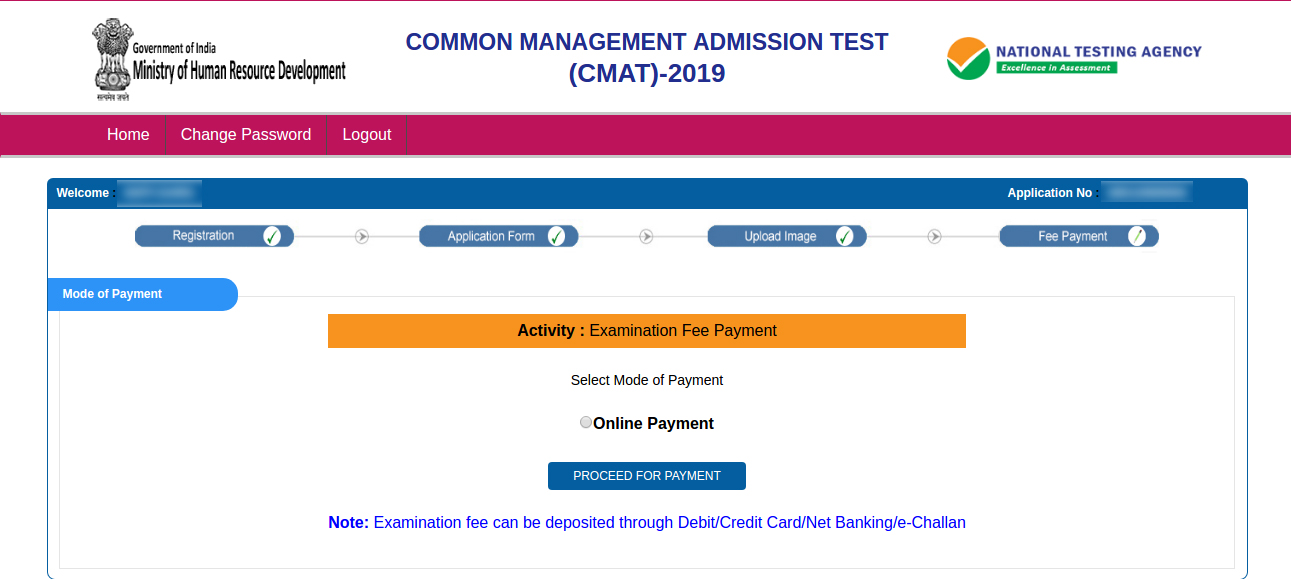 How to Fill CMAT 2019 Application Form - Stepwise Procedure