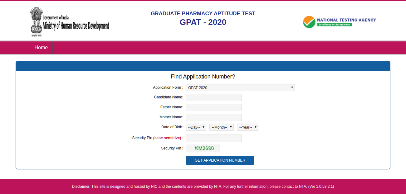 GPAT Admit Card 2020 (Released): Download Hall Ticket @gpat.nta.nic.in